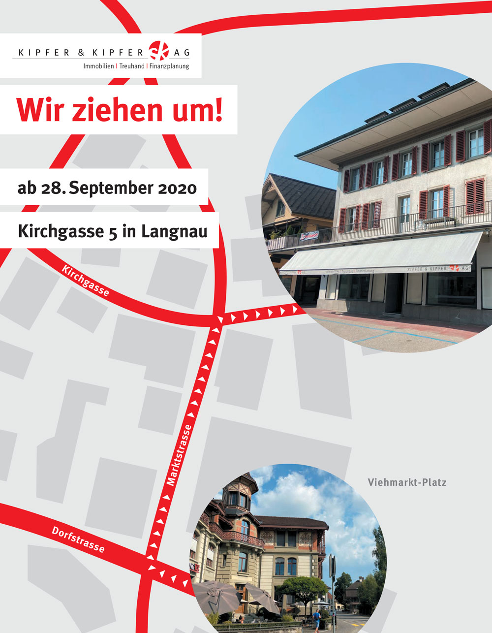 Wir ziehen um! - KIPFER & KIPFER AG